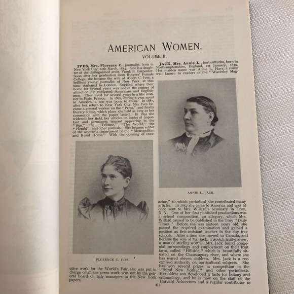 Vintage | Other | Vintage American Women Encyclopedia Livesachievements ...